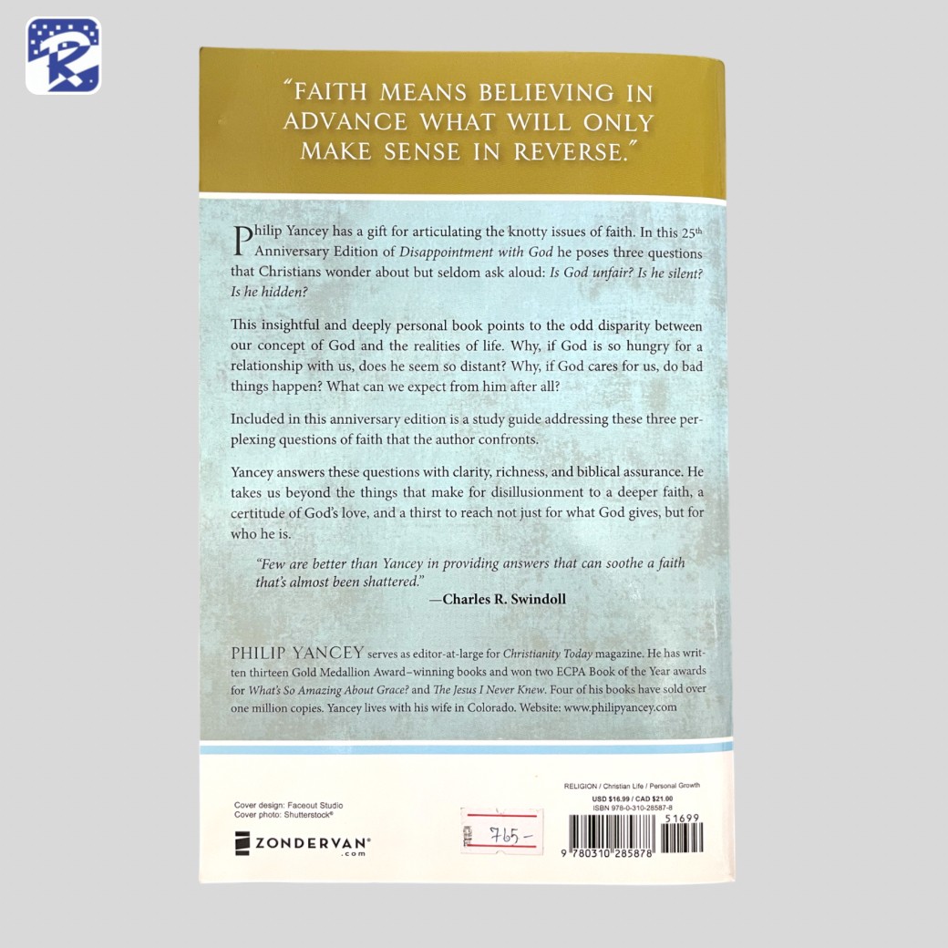 Disappointment with God - PHILIP YANCEY - ศูนย์หนังสือเรเดียนท์